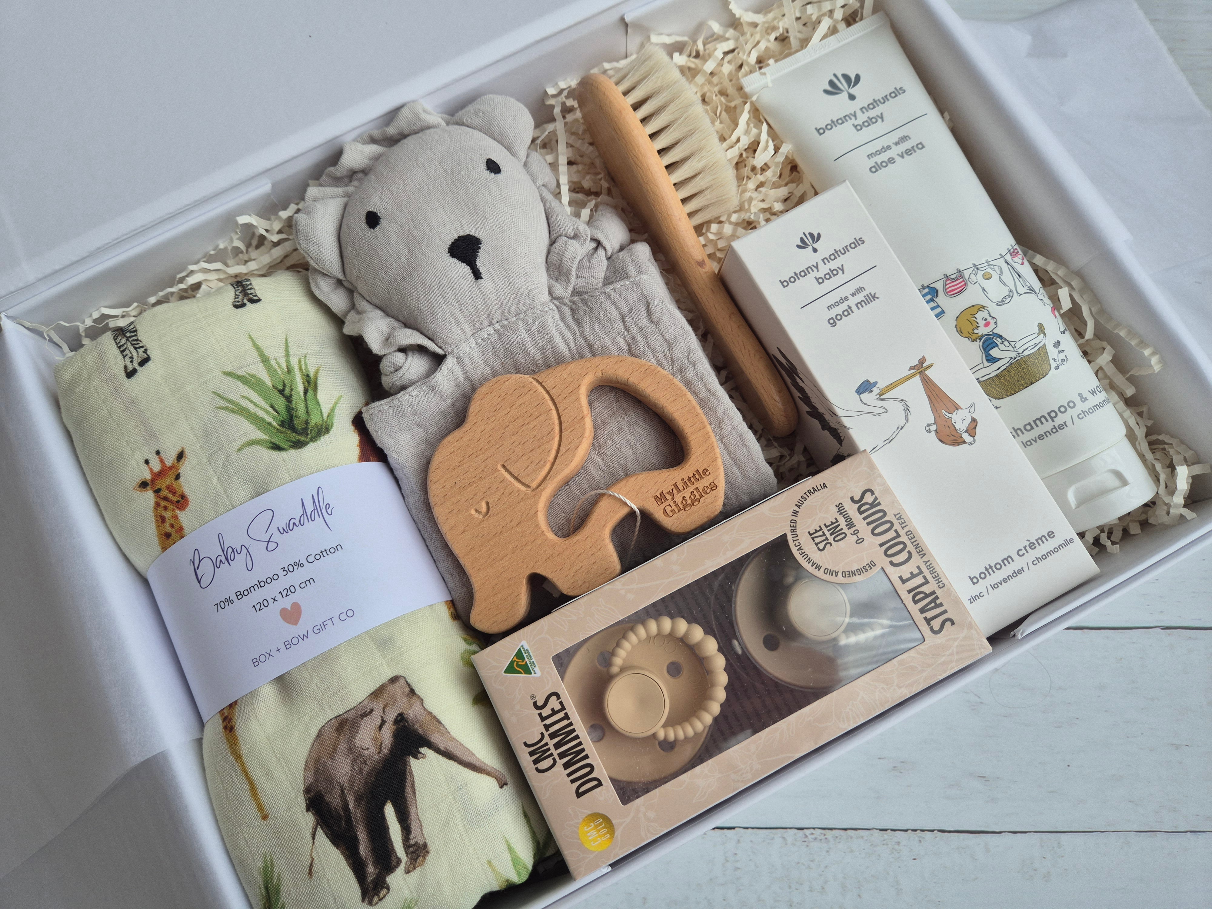 SAFARI ADVENTURE - Baby Boy Gift Hamper – boxandbowgiftco